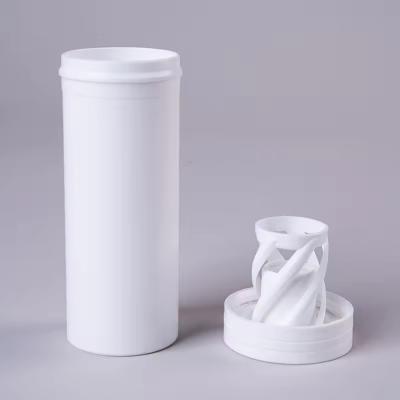 Cina OEM ODM 144mm Vitamina Effervescente compresse tubi con logo bianco e Twist Lock Cap in vendita