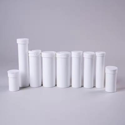 Cina OEM ODM 144mm Vitamina Effervescente compresse tubi con logo bianco e Twist Lock Cap in vendita