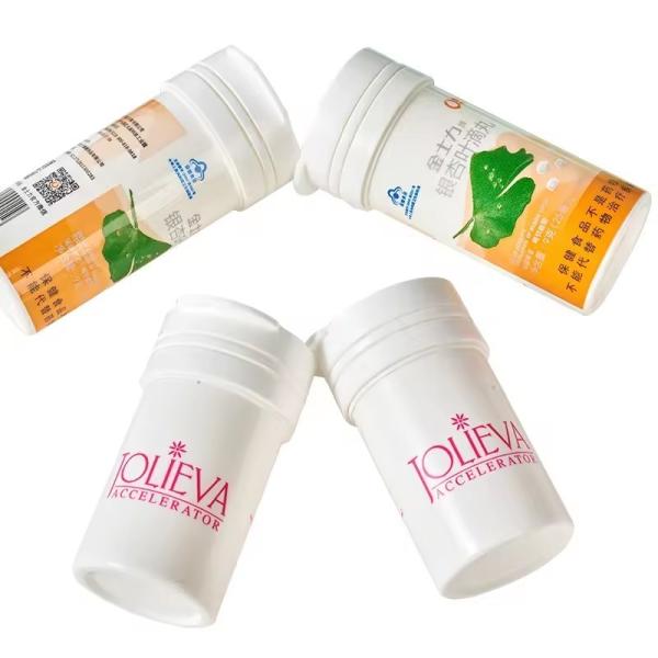 Quality Private Label Custom Tube Vitamin C Effervescent Tablet Bottles with PP Collar for sale