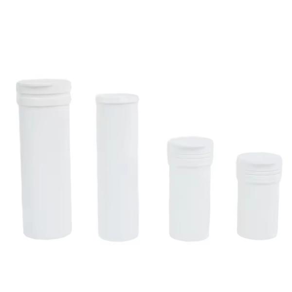 Quality Private Label Custom Tube Vitamin C Effervescent Tablet Bottles with PP Collar for sale