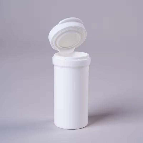 Quality Effervescent Tablets Bottle with Flip Cap White Custom Made Vitamin Plastic for sale