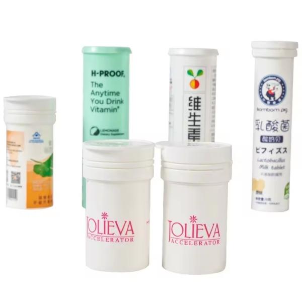 Quality Effervescent Tablets Packaging Tube in PP Material for Custom Medical Pills and Candy for sale