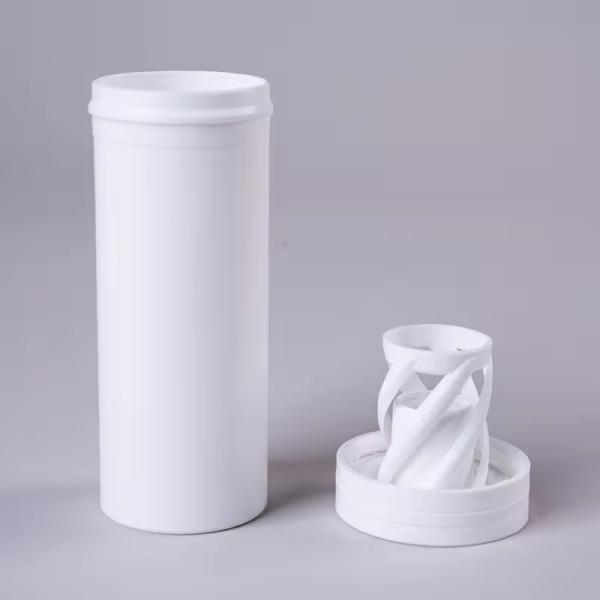 Quality Empty White Straight Packaging Candy Tube for Vitamin C Pills and Effervescent for sale