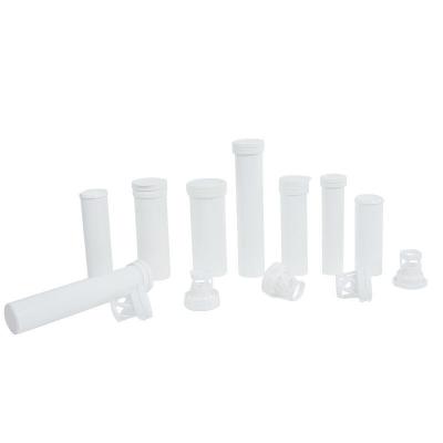 China Portable PP Collar Effervescent Tubes for White Long Vitamin C Tablets and More in Bulk for sale