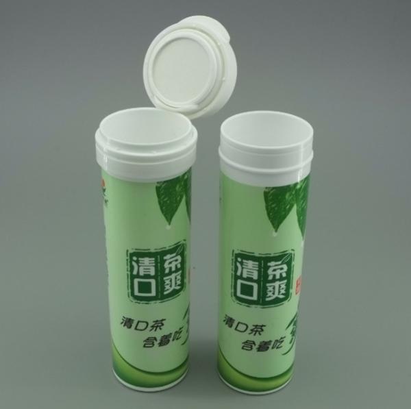 Quality Healthy PP Effervescent Tablet Tube for Empty White Plastic Vc Calcium Tablet for sale