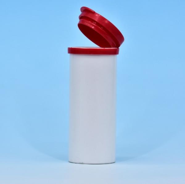 Quality Healthy PP Effervescent Tablet Tube for Empty White Plastic Vc Calcium Tablet for sale