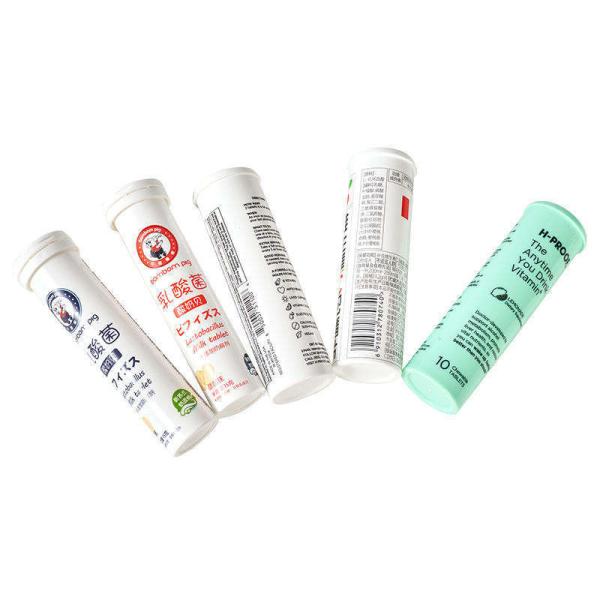 Quality Custom Logo PP Material Effervescent Tablets Tube With Cap For Industrial for sale