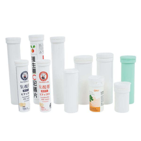 Quality Custom Logo PP Material Effervescent Tablets Tube With Cap For Industrial for sale