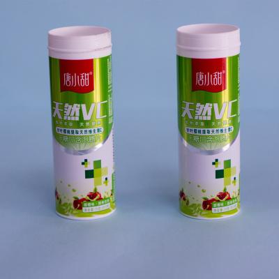 China Tamper-evident Seal Customizable Printing Effervescent Tablet Packaging For Lozenges for sale