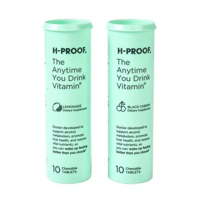 China Empty Food Grade PP 29mm OD and 99mm Height Tube for Tablet Packaging with desiccant for sale