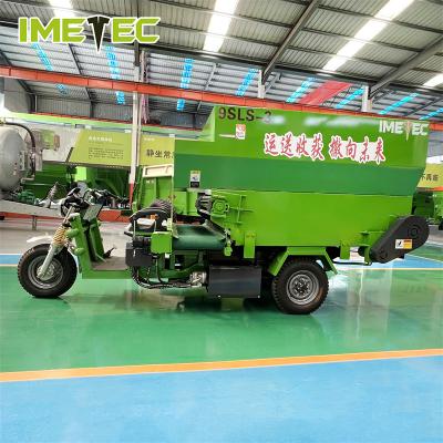 China 72V Battery-Powered Feed Spreader and Distribution Truck for Sheep and Beef Cattle Feedlots for sale