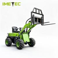 China Multifunction Electric Telescoping Forklift Wheel Loader handler 650kg for sale