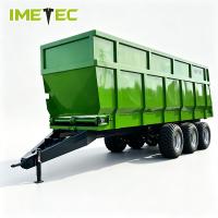 China Agricultural Solid Manure Spreader Trailer Ground Driven For Handling And Distribution for sale