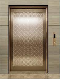 China Commercial Patterned 304SUS Stainless Steel Lift Door Elevator Door Panel for sale
