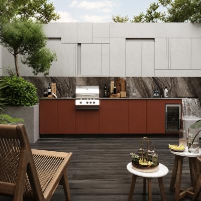 China 304 Stainless Steel Modular Outdoor BBQ Kitchen for Clubhouse Use for sale