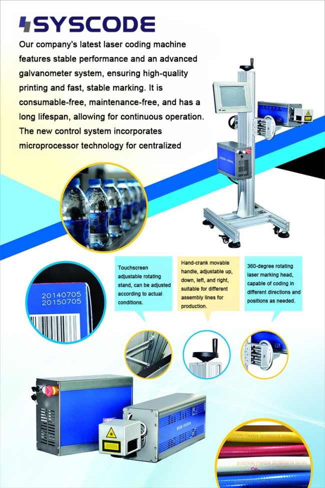 CO2 Laser Marking Machine in operation