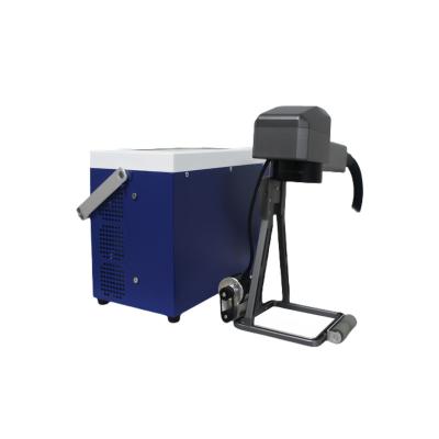 China 8inch Touch Screen Handheld Fiber Laser Engraver 75mm For Stainless Steel for sale