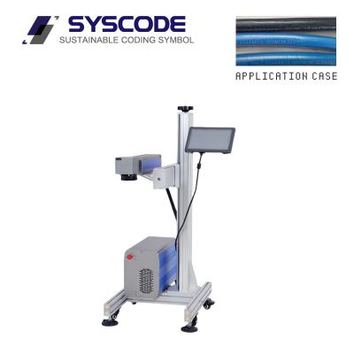China 100W Fiber Laser Printing Machine For PVC And Electronics 12000mm/S for sale