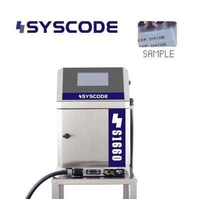 China S1660 CIJ Industrial Continuous Inkjet Printer High Resolution Continuous Ink Printer for sale