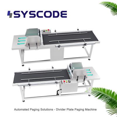 China Divider Plate Pagination Machine With Integrated Coding And Labeling for sale