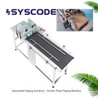 China SZ600 Divider Plate Paging Machine with Integrated Coding & Labeling | 30-80 m/min Speed | 360-530 mm Width for sale