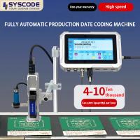 China Syscode H200 Thermal Inkjet Coder 200m/min 600 DPI Industrial Printer Water Solvent UV Ink for sale