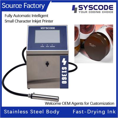 China Solución de codificación de precisión de grado industrial. Cuenta con carcasa de acero inoxidable IP55/IP66, boquilla de 50 micras, impresión de 4 líneas y velocidad de 345 m/min. Ideal para alimentos, farmacéutica en venta
