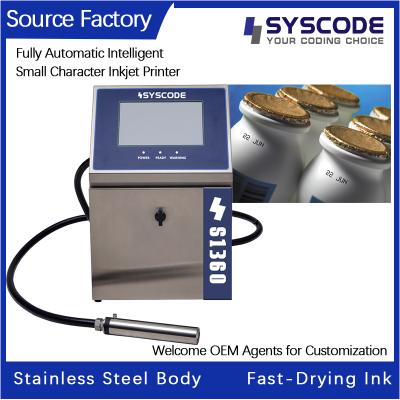 China Solución de codificación de precisión de grado industrial. Cuenta con carcasa de acero inoxidable IP55/IP66, boquilla de 50 micras e impresión de 4 líneas a una velocidad de 345 m/min. Ideal para alimentos, productos farmacéuticos en venta