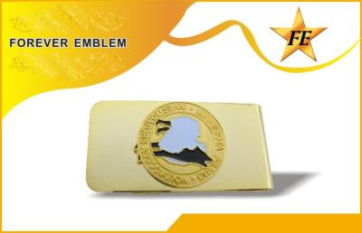 Cina Fermasoldi d'ottone del metallo dell'oro di flessibilità, categoria con smalto duro d'imitazione in vendita