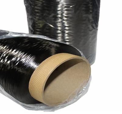 China Carbon Fiber Roving Yarn 3k/6k/12k/24k High Strength RING SPUN Technics for sale