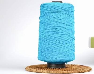 China Colorful Crochet Baby Bernat Strip Polyester Fuzzy Velvet Chenille Yarn for sale
