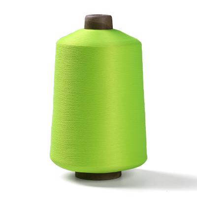 China Light 100% Elastic Denier Dyed Polyester Yarn 100D Blended Ring Dacron Dty Yarn 20S/3 for sale