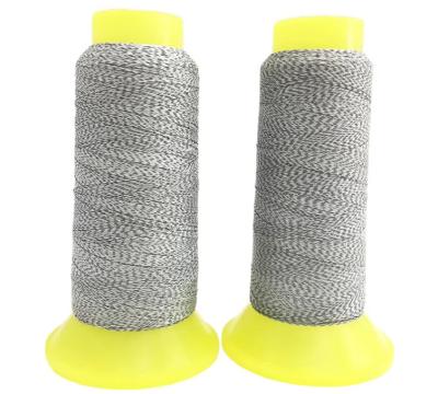 China Single Both Side Sewing Iridescent Reflective Embroidery Thread Reflective Yarn For Night Safety for sale