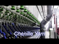 100% Cotton Chenille Yarn Dyed Texturized Type 1/6NM-1.2NM Count