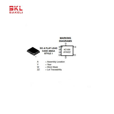 Cina NTMFS4C10NT1G N MOSFET Elettronica di potenza Singolo canale N SO-8 FL 30 V 46 A in vendita