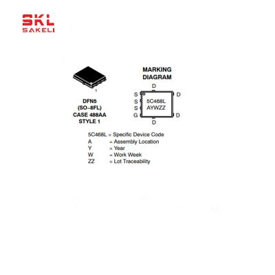 Cina NTMFS5C468NLT1G MOSFET Elettronica di potenza Canale N singolo 40 V 10,3 m 37 A in vendita