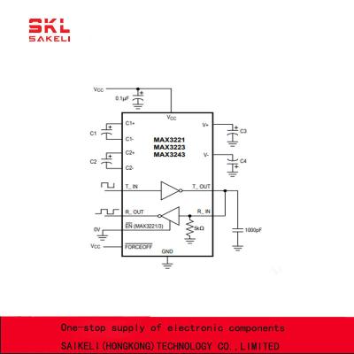 Cina Potere 3V dei circuiti di MAX3221EUE+T IC Chip Integrated Charge Pump Transceiver in vendita