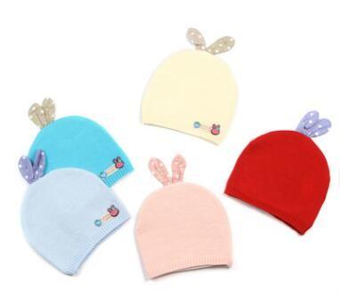 China Girl hat autumn and winter baby knitted hat Korean cute Baotou cap warm baby headdress wholesale for sale