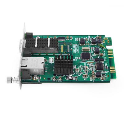 Chine 1 x 10GBase-T RJ45 à 1 convertisseur autonome de 10 Gigabit Ethernet médias de x 10GBase-X SFP+ à vendre