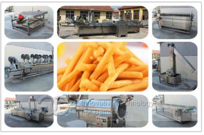 China Automatic French Fries Processing Plant,Stainless steel 304,smail capacity for sale