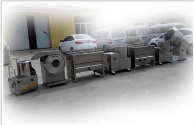 China Semi-automatic French Fries Production Line,smail capacity for sale