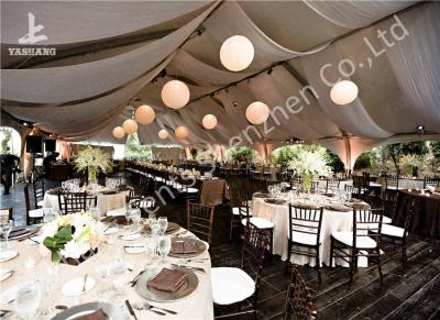 China Hot Dip Galvanized Steel 15x20M Wedding Party Marquee Tents For 250 People for sale