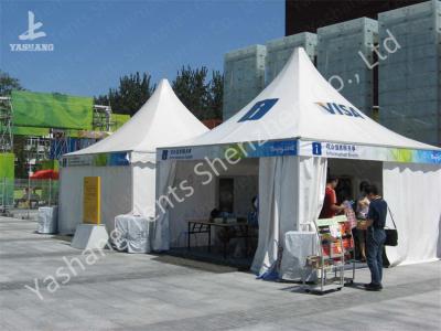 China Professional Small White Walls High Peak Tents Waterproof CE TUV Certification for sale