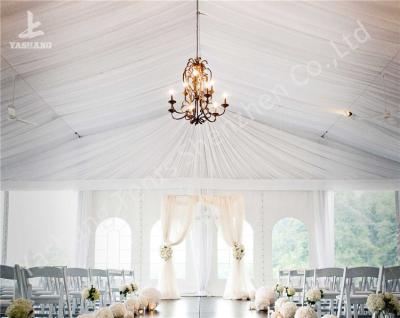 China White Water Repellent PVC Fabric Cover Aluminum Frame Wedding Decoration Tent for sale