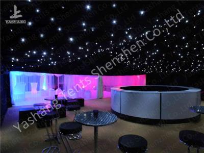 China Pretty Lighting Onaments Luxury Wedding Tents with Anodized Aluminum Frame for sale