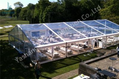 China Clear Roof Fabric Tent Outdoor Wedding Party Marquee Aluminum Profile Structure for sale