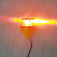 China 32.5cd Red Single Aviation Obstruction Light Solar Powered Low Intensity for sale