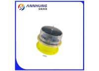 China 20fpm Solar Powered Aviation Lights LED Aviation Obstruction Type for sale