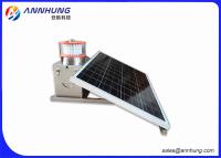 China Medium Intensity Solar Powered Lights / Telecom Tower Warning Lights for sale