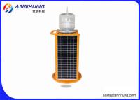 China Red Solar Aviation Obstruction Light with High Efficient LED Chip for sale